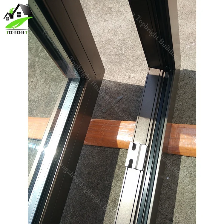 Top Hung Ventilation Glass Window - Aluminum & Wood Awning