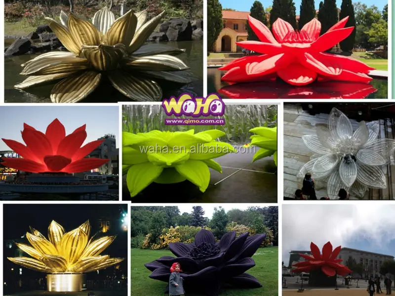 Giant Inflatable Lotus Flower Inflatable Giant Flower for Outdoor ...