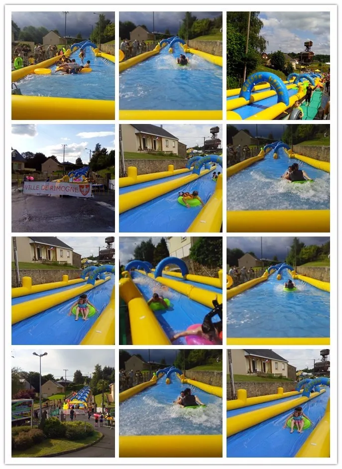 Giant Commercial Slip N Pool Slide Clearance Inflatable Water Slide for ...