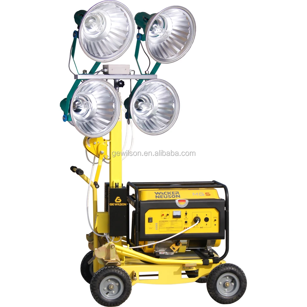 Alibaba.com: 5kw gasoline generator flood light tower with 4*400w metal ...