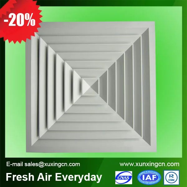 T-bar Lay In Ceiling Aluminum Exhaust Air Grille Air Diffuser Hvac ...