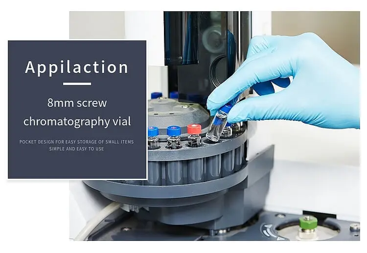 Aijiren V837 Lab 1.5ml Borosilicate Glassware Amber 8-425 Shimadzu Screw Neck Hplc ...