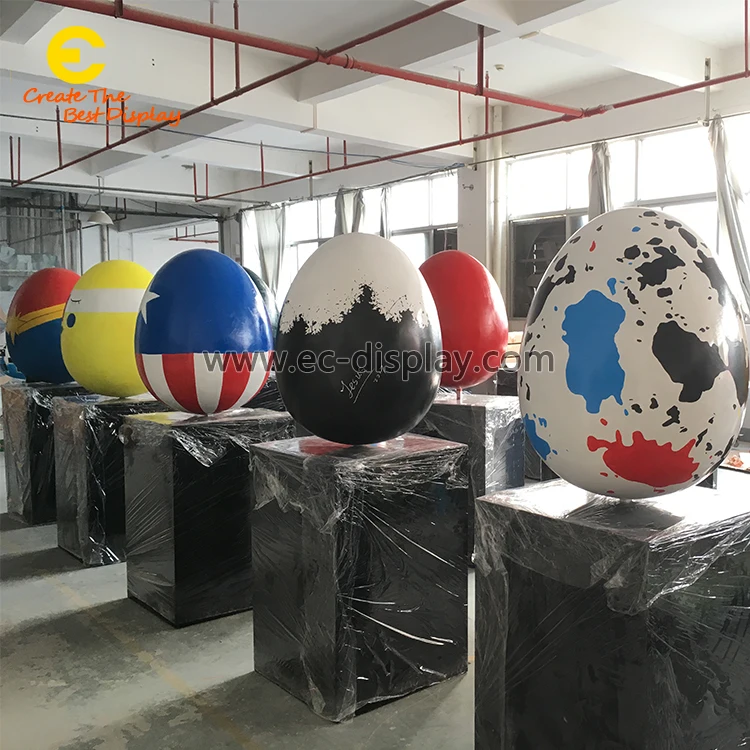 Easter Egg Props for Window Display - Custom Fiberglass