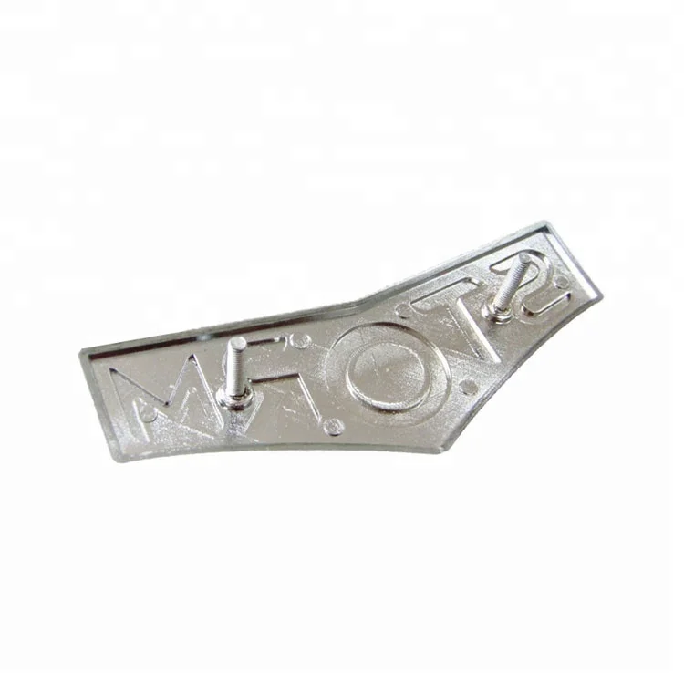 Custom Chrome Logo Embossed 3D ABS Plastic Badge Emblems