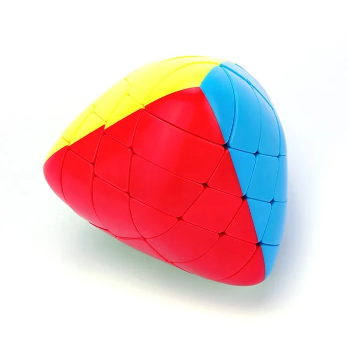 Fidget Toy Puzzle 4x4 Pyramid Speed Cube Plastic Anti Stress Desk Toy ...