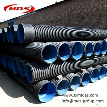 Sn4 Sn8 Hdpe Double Wall Corrugated Pipe For Drainage - Buy Hdpe Double Wall Corrugated Pipe ...