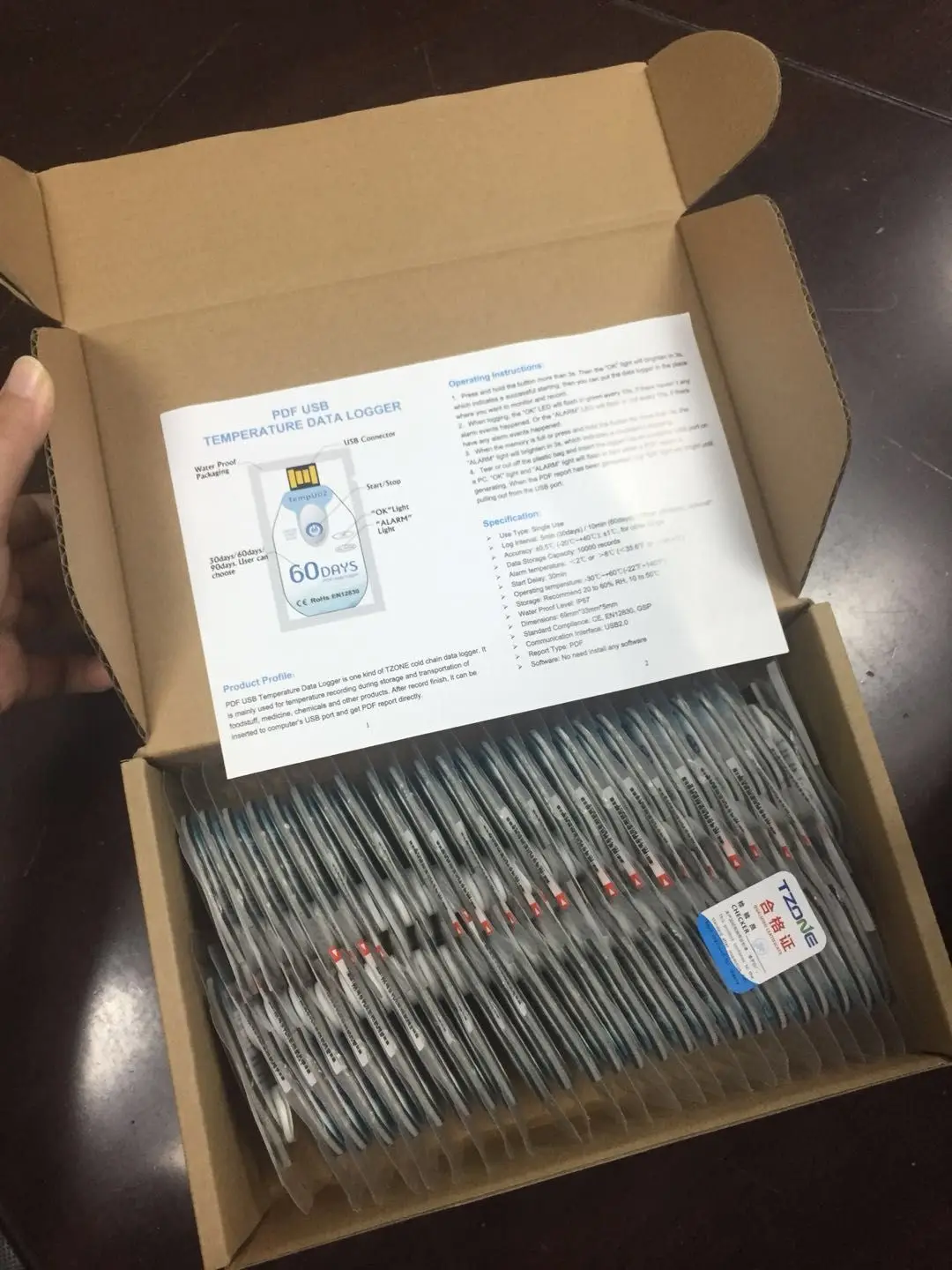 One-time Use Usb Data Logger Temperature Recorder Instrument - Buy ...