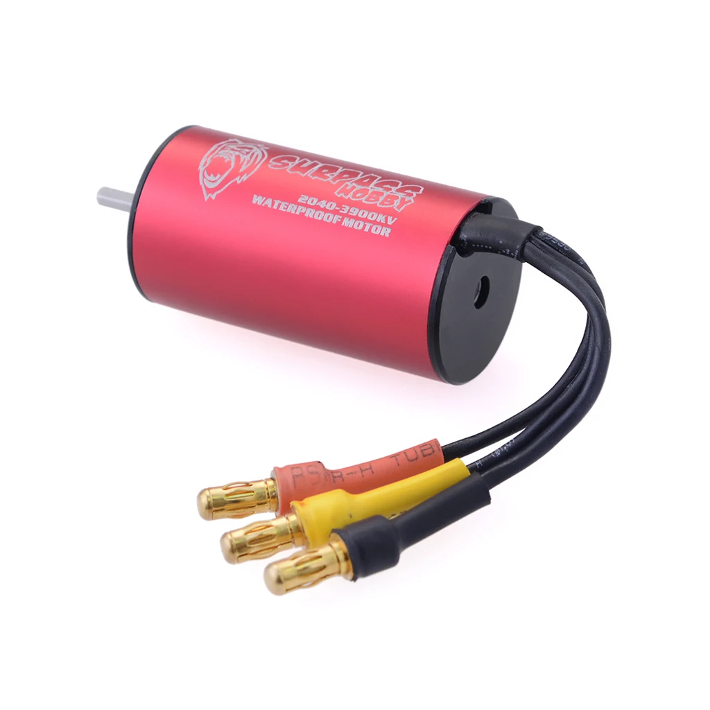 Surpass Hobby RC Parts & Accs Waterproof 2040 Brushless Motor in Red ...