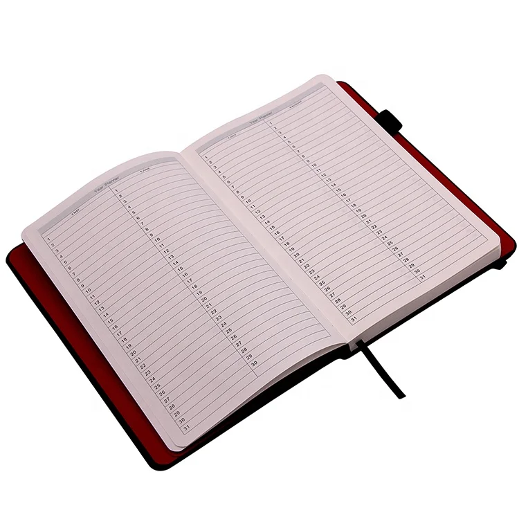 LABON Custom A4 A5 A6 Leather Hardcover Lined Notebook