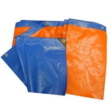Waterproof Laminated Pe Sakoline 10ftx16ft Construction Blue Canvas 8ft ...