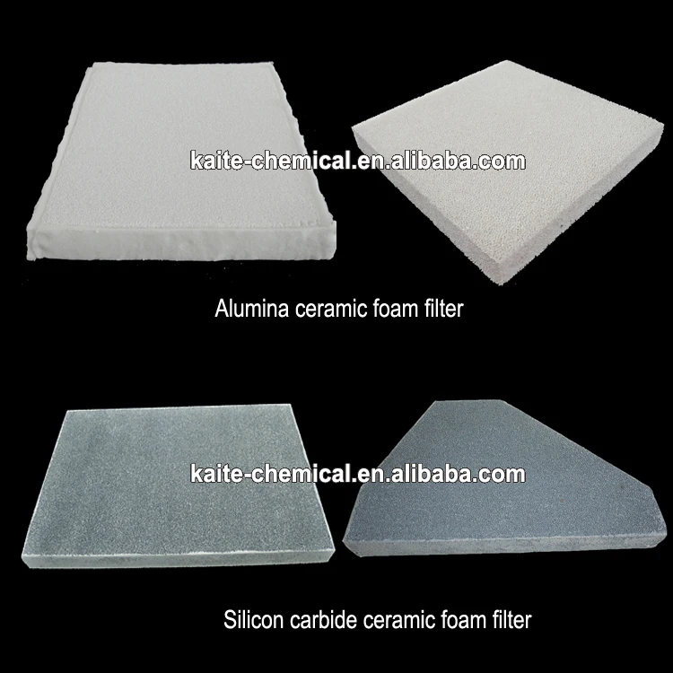High Filtering Effect Alumina\aluminum Oxide Ceramic Foam Filter For ...