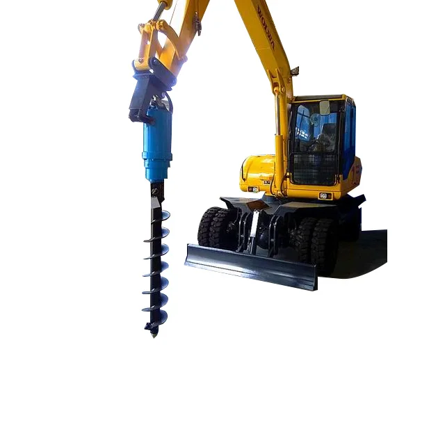 Wholesale Excavator Attachments Hydraulic Earth Drill For Excavator ...