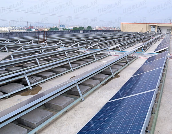 Solar Adjustable Aluminum Ballasted Mount Pv Roof Ground Customized ...