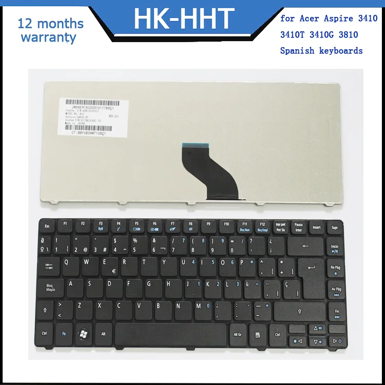 Hk-hht Sp Spanish Laptop Keyboard For Acer 4736 3810 3810t Keyboard ...
