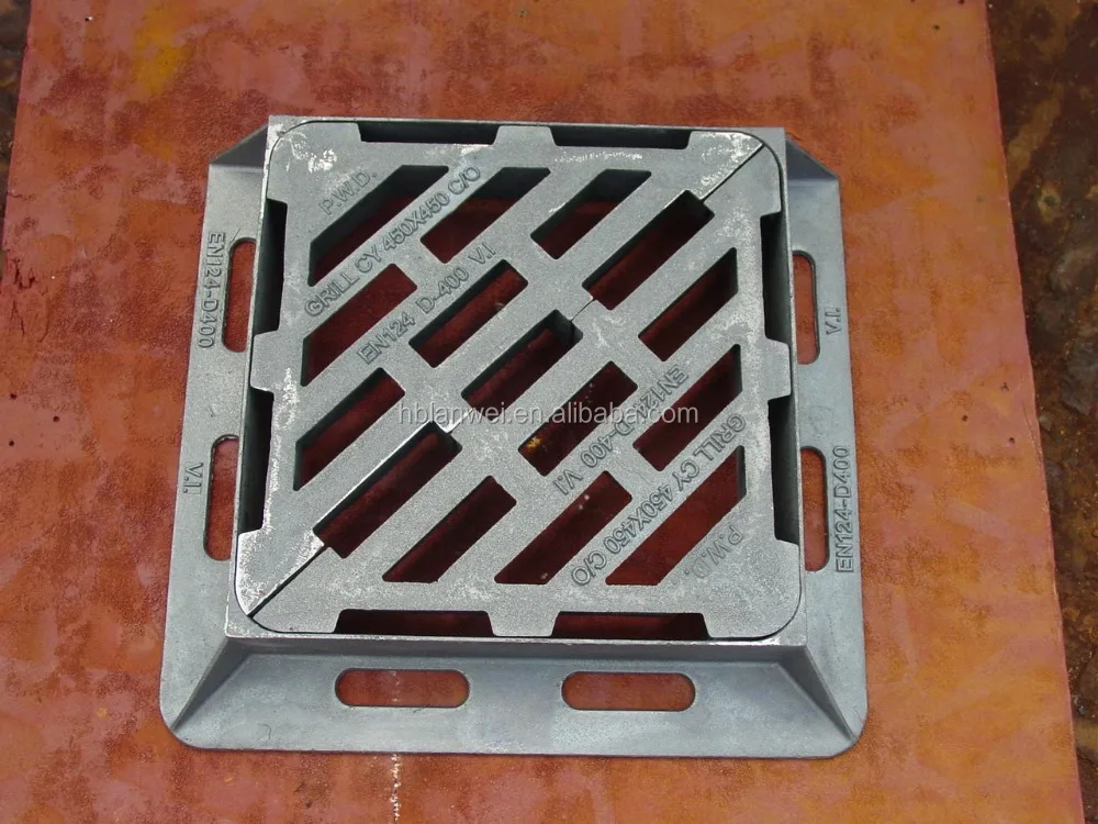 Oem Penutup Saluran Manhole Tangki Pembuangan Dengan Ductile Besi Dan ...