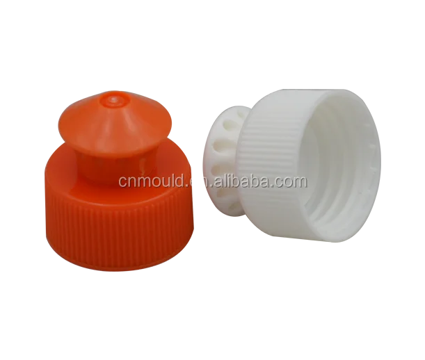 pull push cap/push button cap/plastic water bottle cap push pull ...