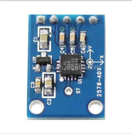 Taidacent 5v Ready Triple-axis Accelerometer X Y Z Three 3 Axis Adxl335 ...