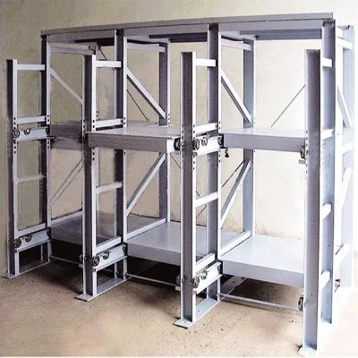 Sliding Pallet Shelf System Heavy Duty Steel Warehouse Mould Storage ...