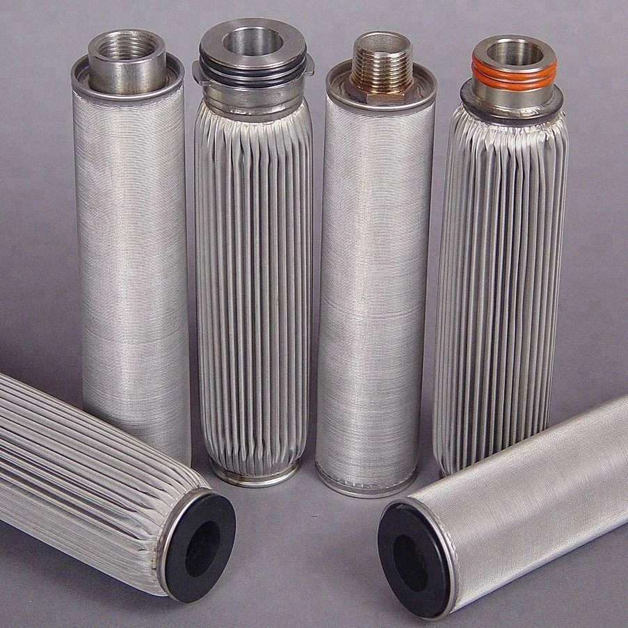 Stainless Steel Water Filter Canister Aquarium Pleated Cartridge Ss 316 Mesh Filter For ...
