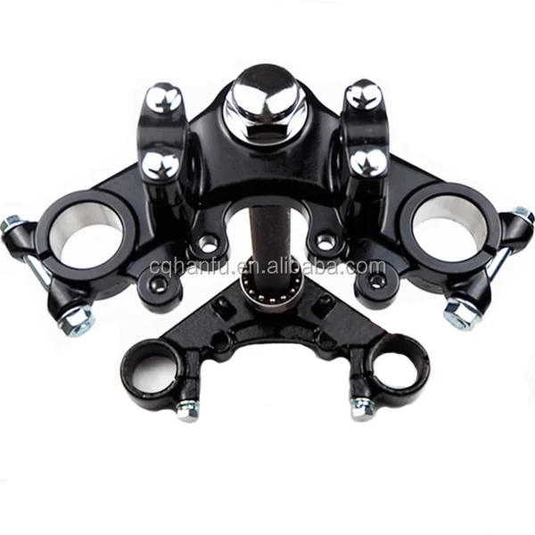 motorcycle part CG125 Steering Column Motorcycle Front Fork Crown ...