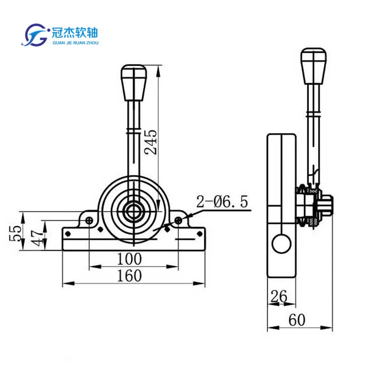 Rotary Push Pull Lever GJ1101 PTO Truck Drive Power Take off Lever