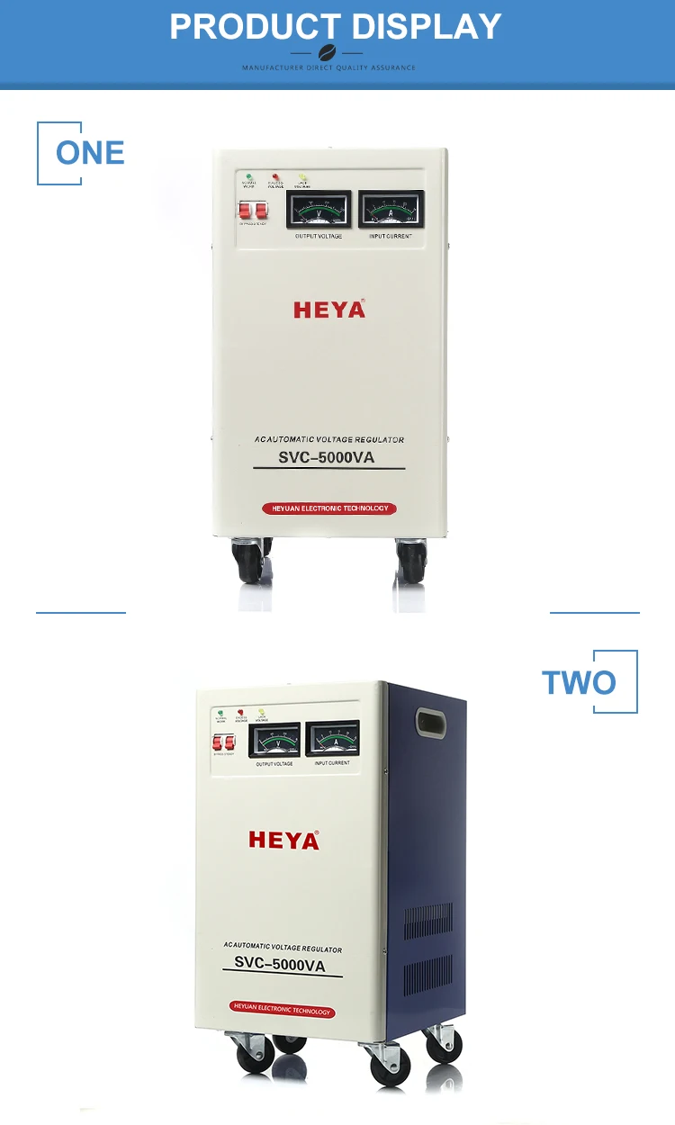 SVC-5000VA Relay Controlled Automatic Voltage Regulator Stabilizer ...