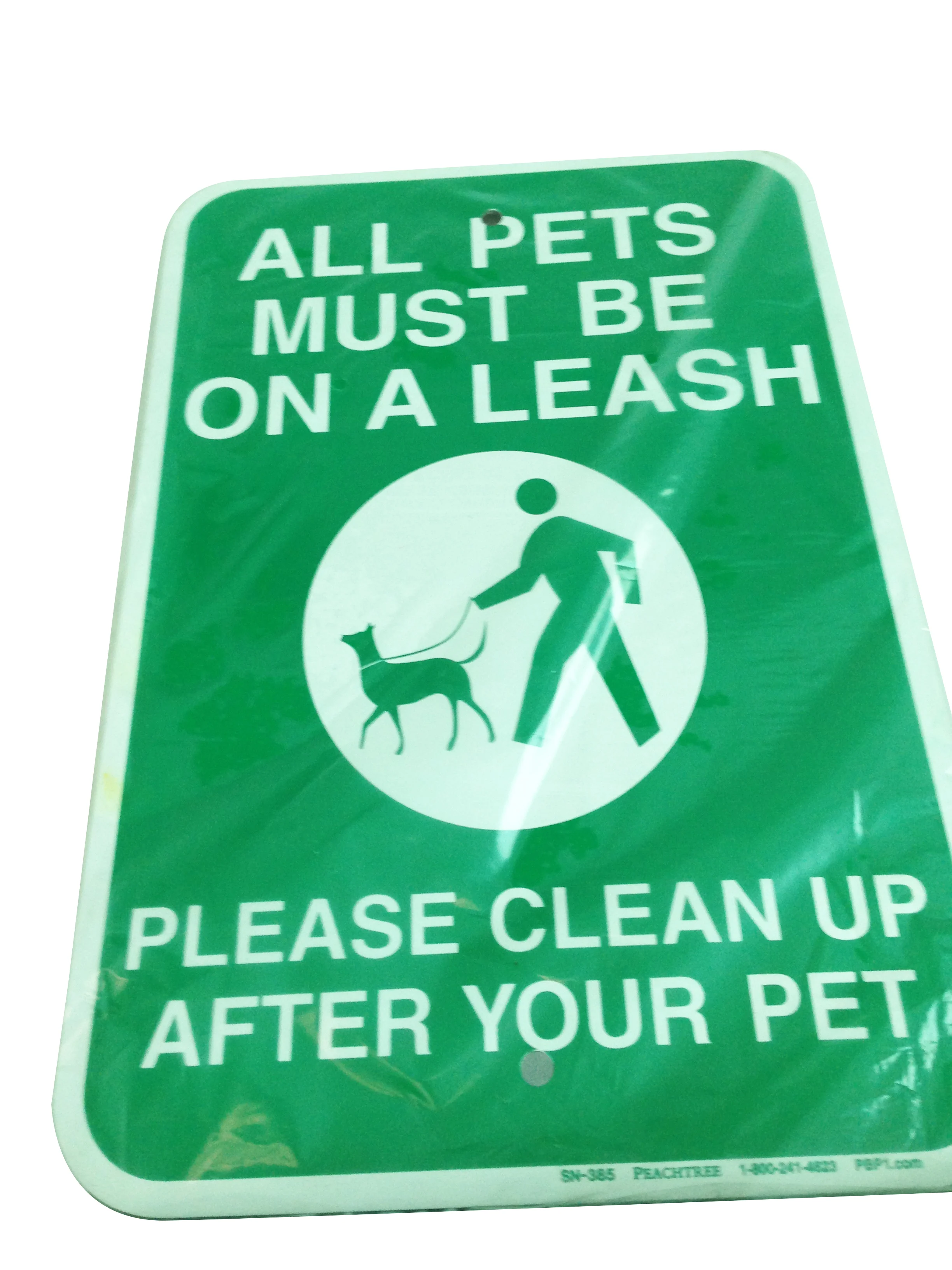 SmartSign Dog Park Trash Can Dog Bag Container Dog Poop Sign with Bags ...
