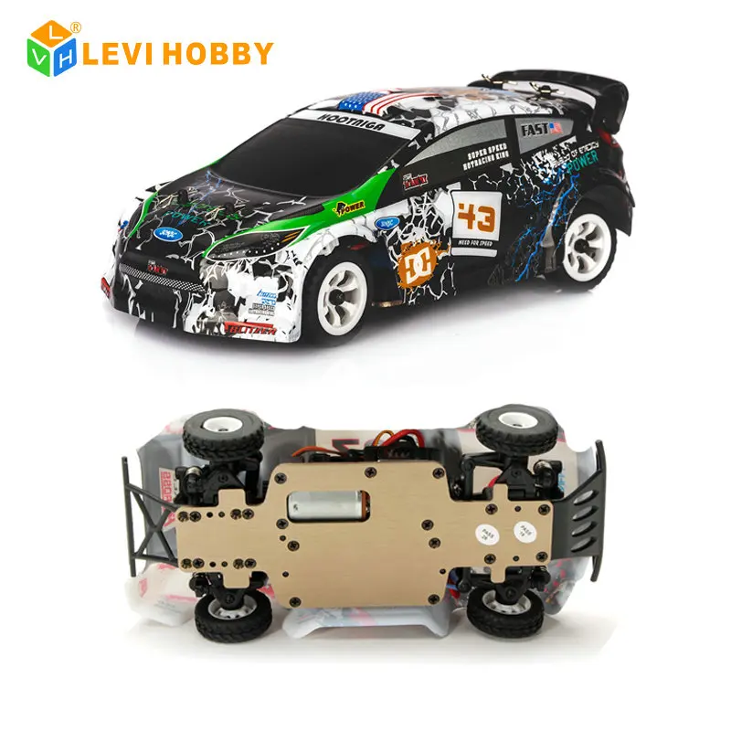 WLTOYS K989 1/24 Mini 4WD High Speed RC Car Toys Metal Chassis