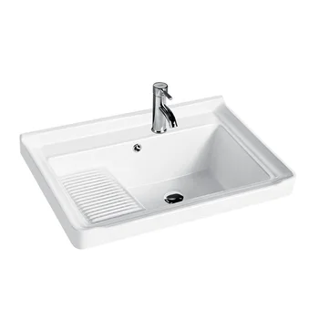 Céramique Bac À Lessive Avec Planche À Laver - Buy Baquet De ...