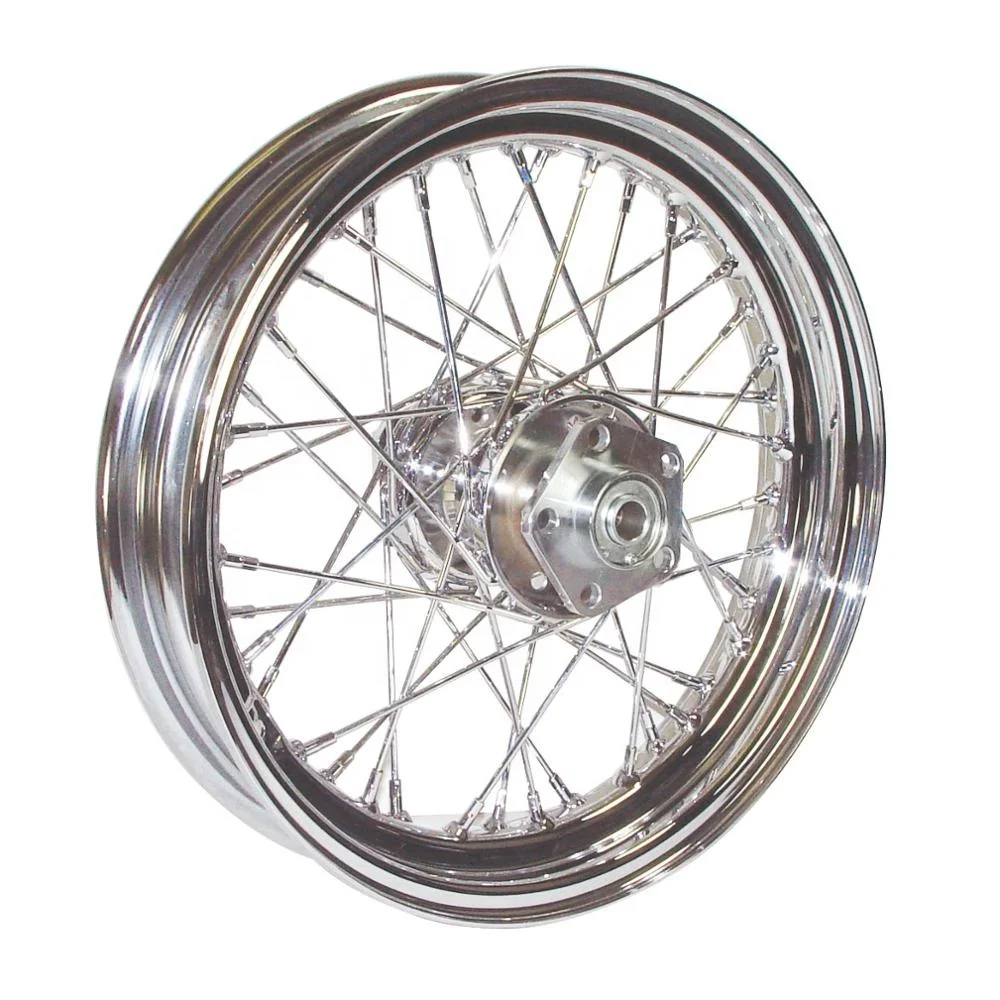 Motorcycle Steel Spoke Wheels for Harley Davidson - 17 Inch