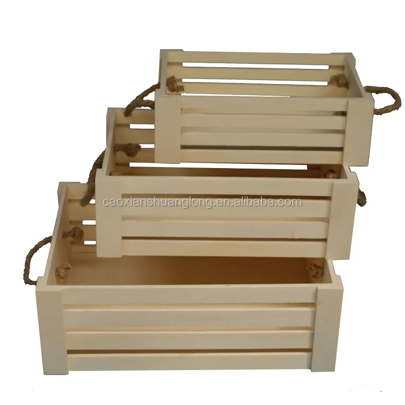 Vintage Houten Kratten Groothandel Goedkope Houten Fruit/wijn/groente ...