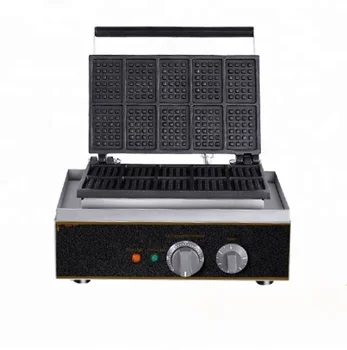 Professional Rectangle Waffle Maker /carbon Golden Malted Waffle ...