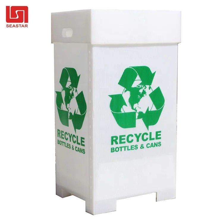 Secured Paper Recycling Box Trash Can Separation Bin Manufacturer Wast ...