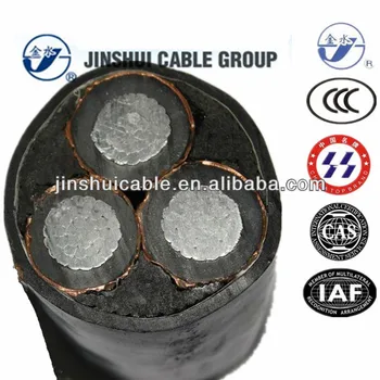33kv Xlpe Insulated 3 Core Aluminum Cable 300mm2 500mm2 - Buy 33kv ...