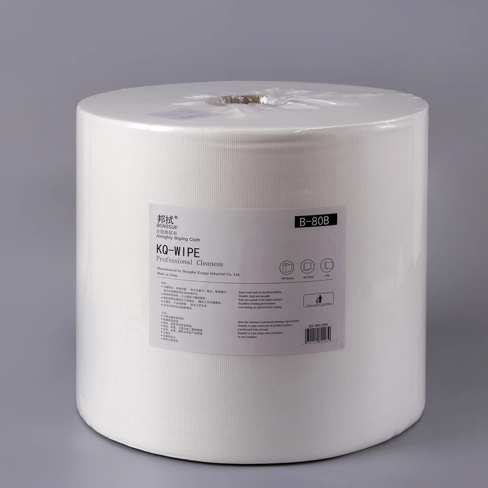 Industrial Wipe Roll - Heavy Duty Nonwoven Wipes for Cleaning