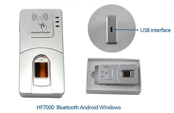 Hfsecurity Wireless Hf7000 Biometric Fingerprint Scanner For Enroll ...