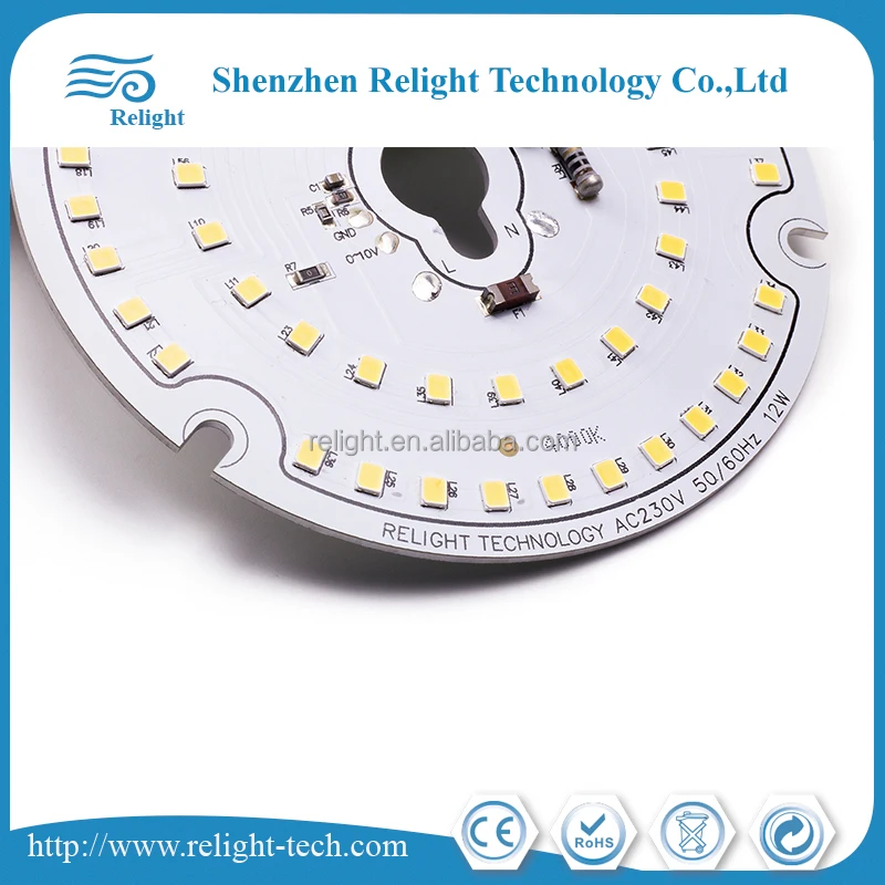 Alibaba.com: Round SMD 3528 LED HV/AC dimmable module with triac ...