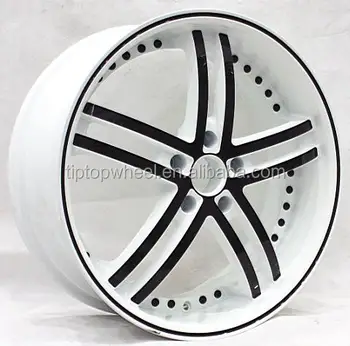 White Colour Rims Wheels 5 Hole Wheels Rims 19 20 22 Inch Alloy Rims ...