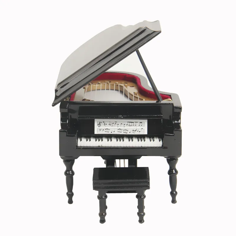 Mini Grand Piano Model Craft Mini Model Birthday Gift Mini Piano Music ...