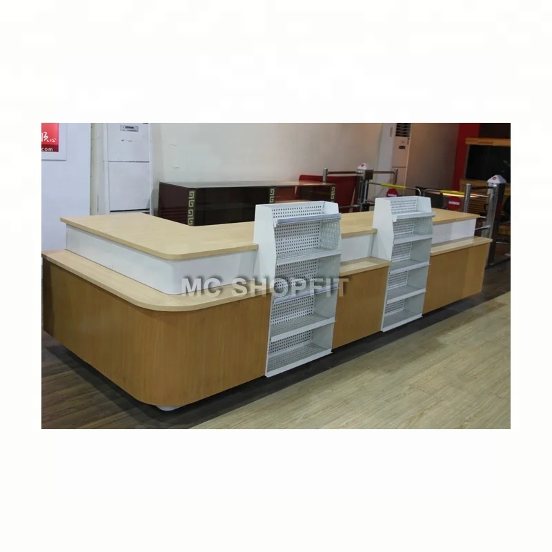 Wooden Checkout Counter Desk - Buy Checkout Desk,Checkout Counter,Cash ...