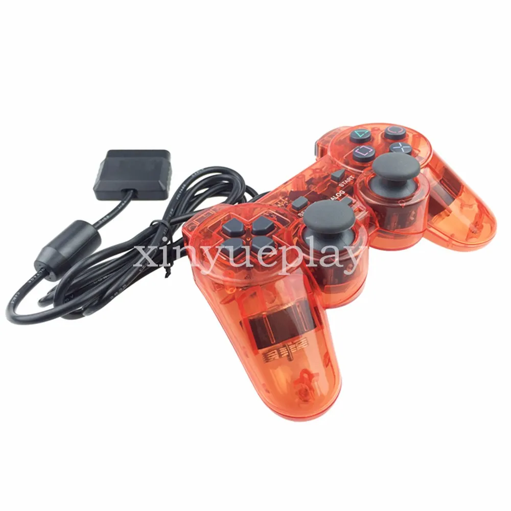 Custom Color PS2 Controller - Ergonomic & Vibration Motor