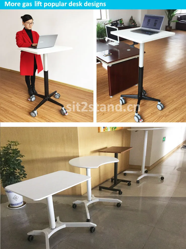 Home Office Hospital Stand Up Desk Counterbalance Adjustable Height ...