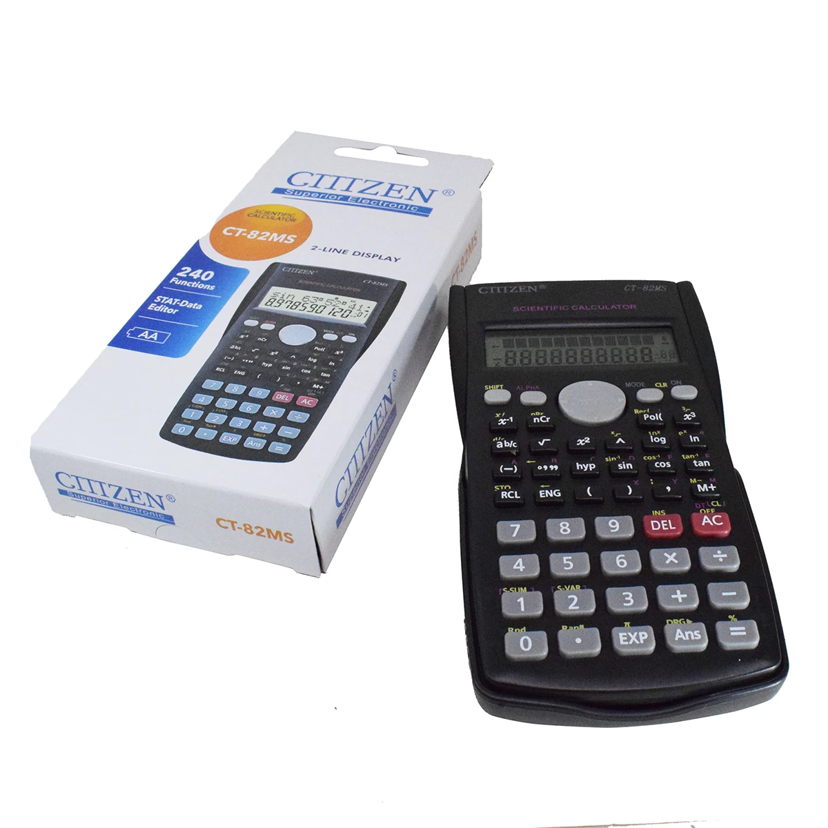 Cheap Scientific Calculator with Cover - 12 Digits Display