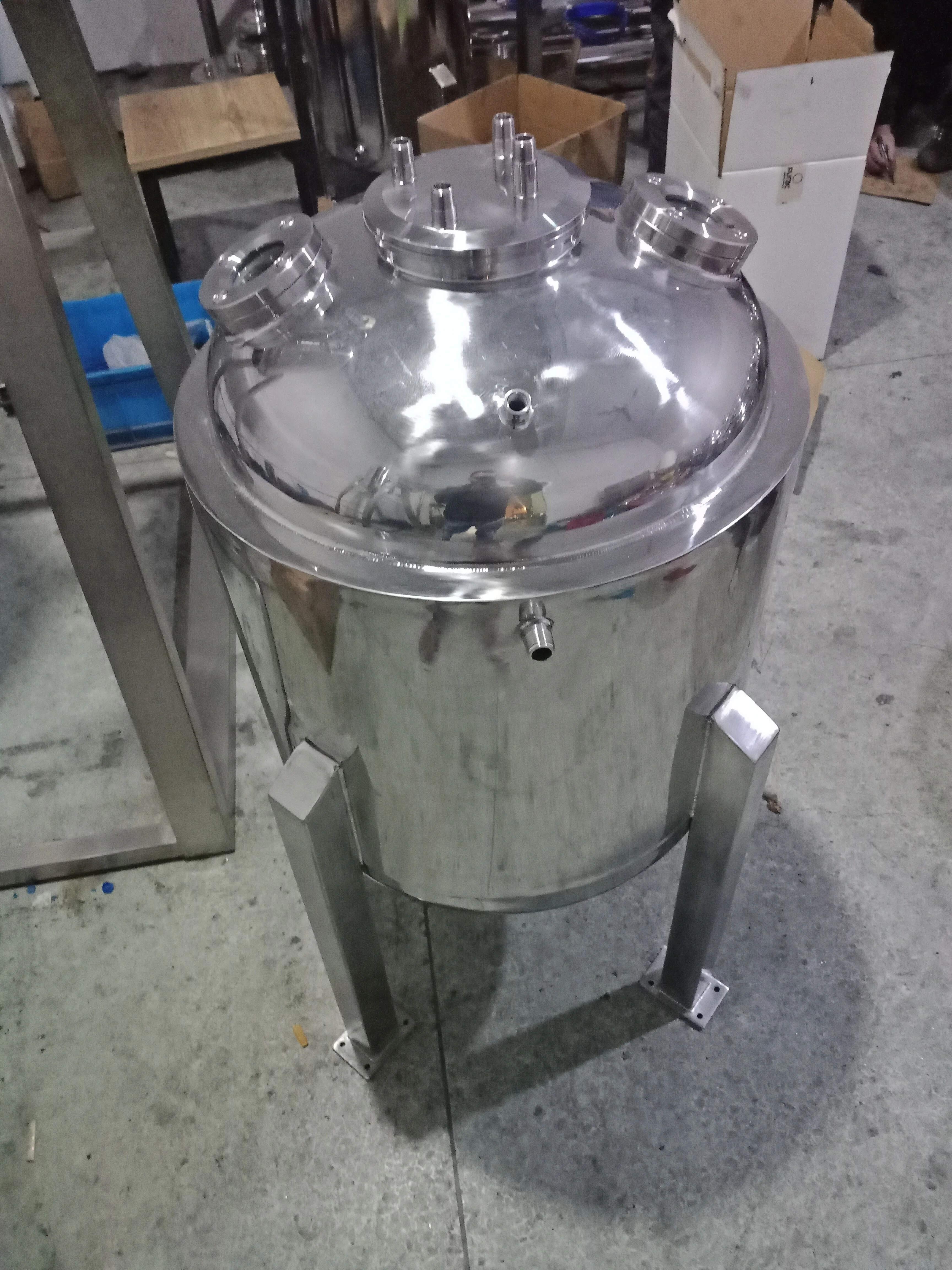 Closed Loop Extraction Machine Double Jacketed Tank Collection Vessel ...