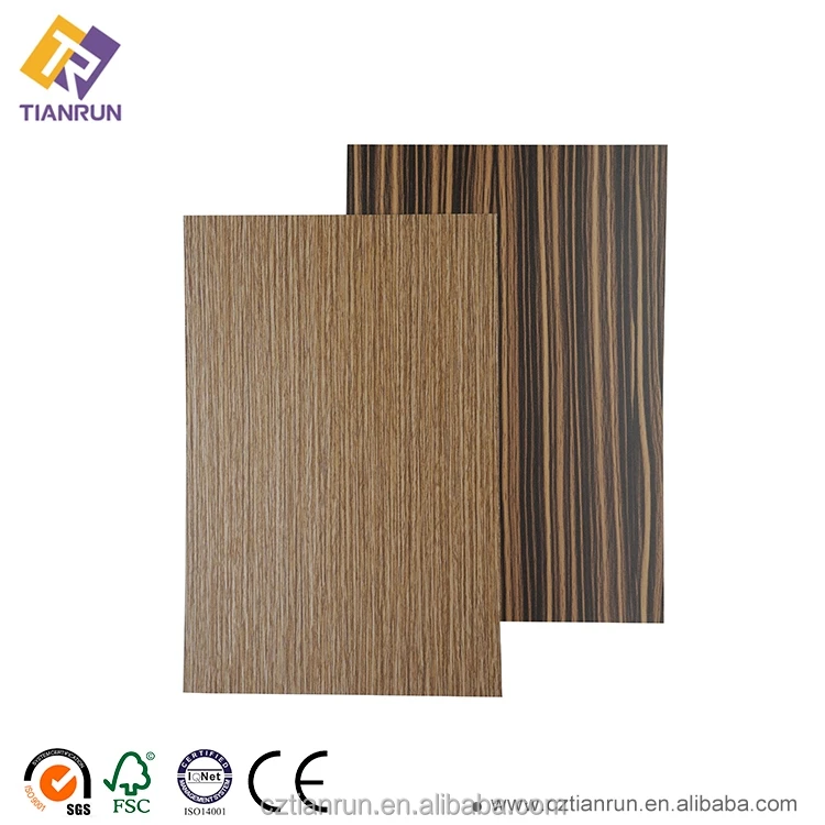 0.6mm 0.7mm Wood Grain / Solid Colour Formica Sheets / Formica Hpl ...