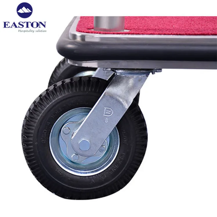 Stainless Steel Bellman Luggage Cart Or Concierge Birdcage Trolley ...