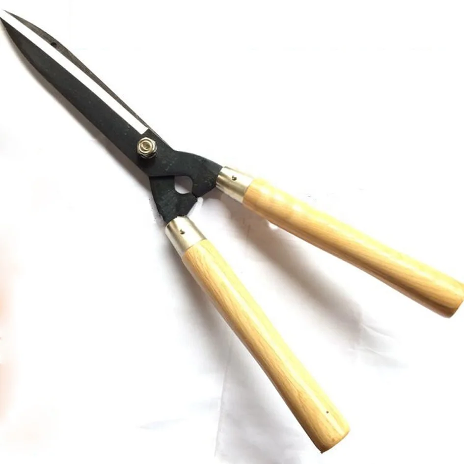 Wooden Handle Garden Shear - Precision Hedges & Branches