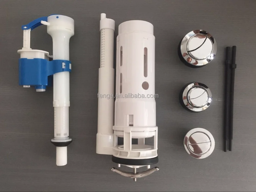 Sanitary Ware Spare Parts - WC Toilet Parts Grey Color Flush Valve