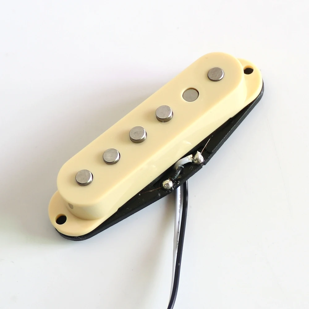 Donlis DS51 Pickups - White Ivory Alnico 5 ST Single Coils