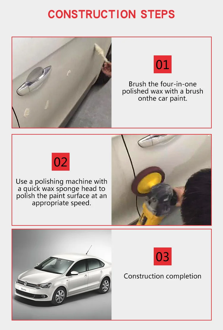 Abrasive Car Polish - Mirror Grinding Kit for Shinny Gloss